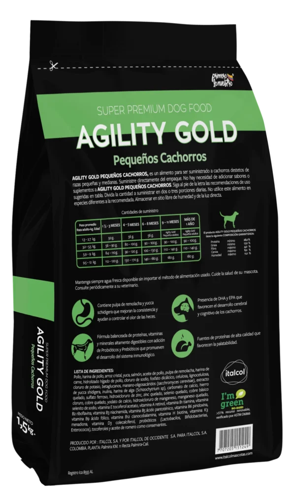 Agility Gold Pequeños Cachorros